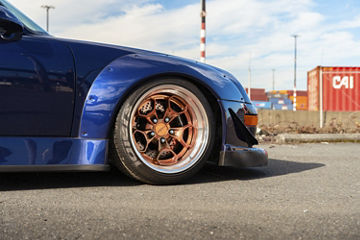 1996 Porsche 911 RWB - Rotiform HUR - Custom | Wheel Pros